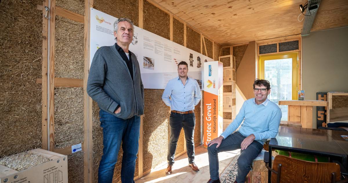 Eindhovens bedrijf gelooft in woningen van stro en heeft Heesch op het ...