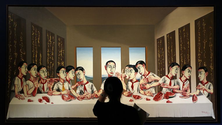 Doek van Chinese schilder pakt met 17 miljoen euro onbegrijpelijk duur uit