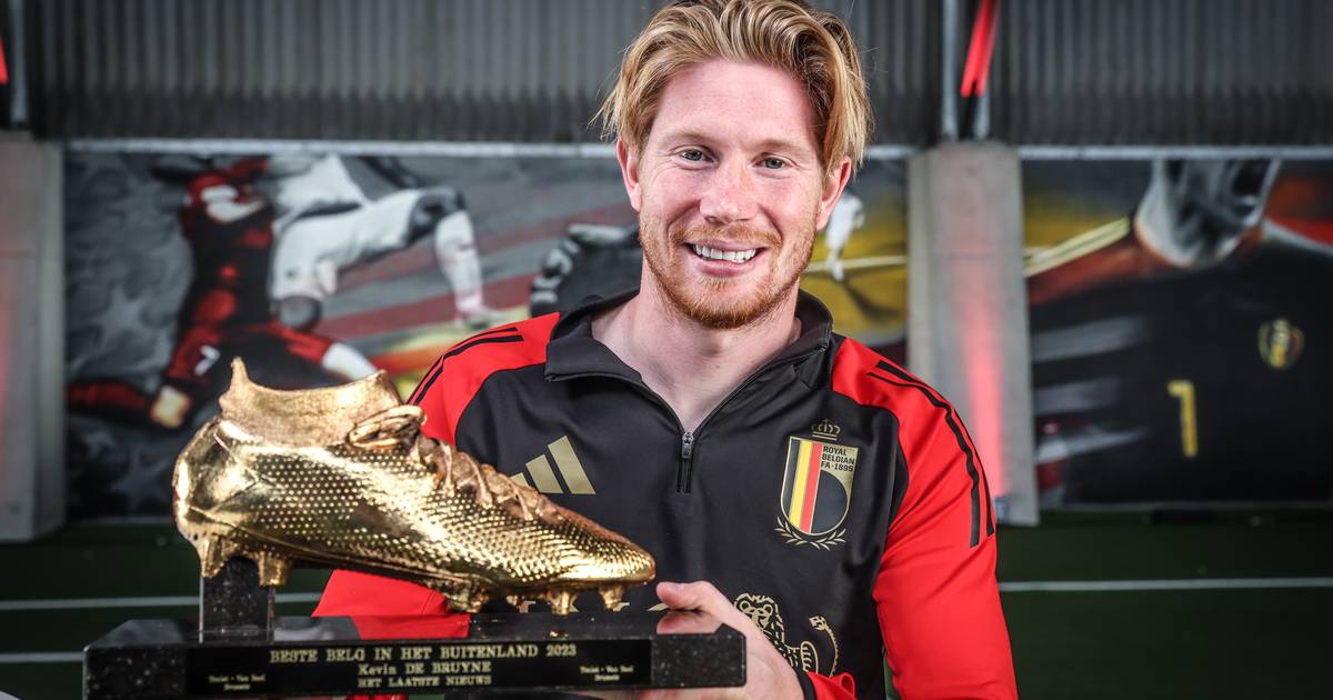 KIJK. Kevin De Bruyne ontvangt Gouden Schoen voor Beste Belg in het ...