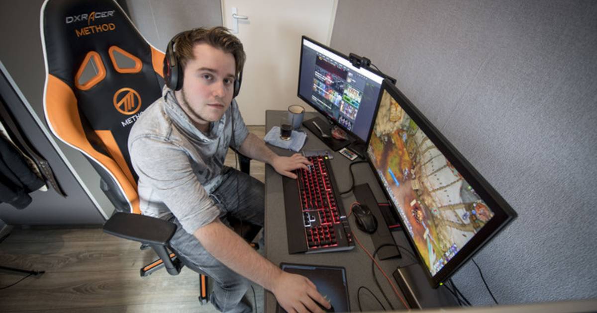 Gamer Robbin (20) doet vanuit zijn slaapkamer gooi naar wereldtitel ...