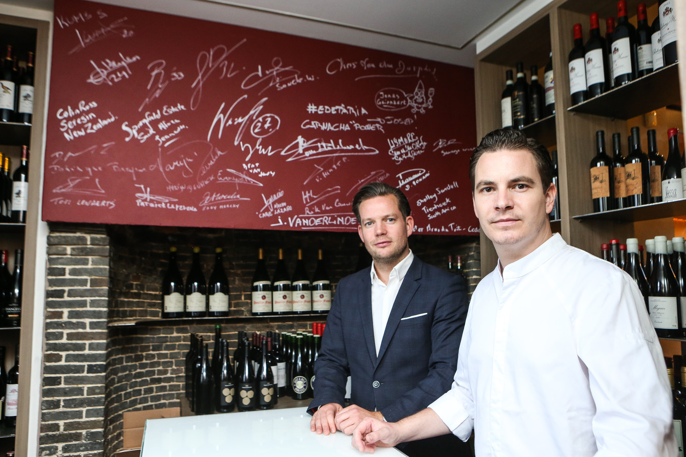 Hier geniet de beste sommelier van België zélf van een goed glas wijn ...