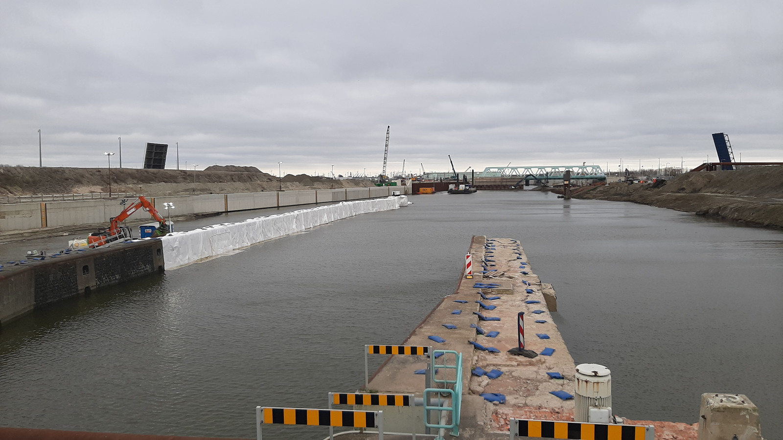 Tijdelijke brug open voor verkeer: vanaf hier is het zicht op de nieuwe ... Tijdelijke brug open voor verkeer: vanaf hier is het zicht op de nieuwe ...