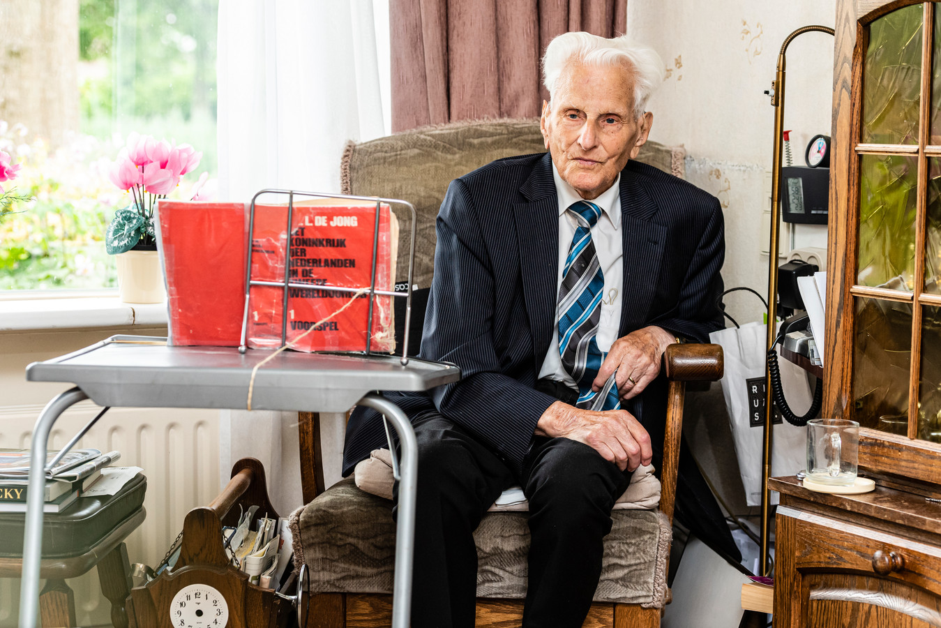 Olivier Bij de Vaate, oudste inwoner van Alphen, overleden | Foto | AD.nl