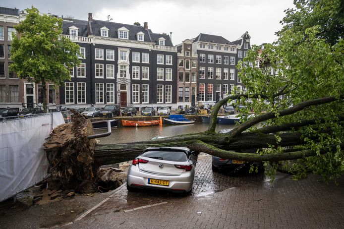 Bekijk hier de schade van zomerstorm Poly: een spoor van vernieling ...