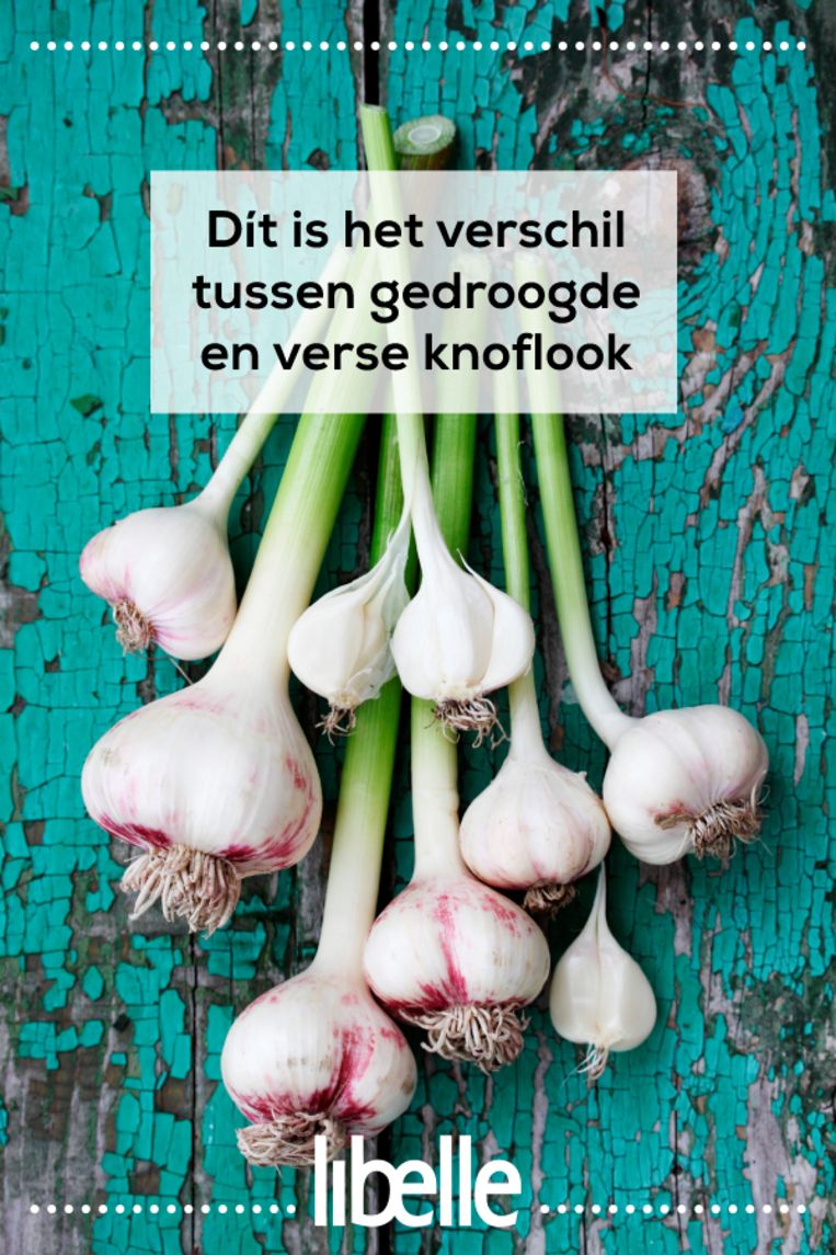 Dít is het verschil tussen gedroogde en verse knoflook | Libelle