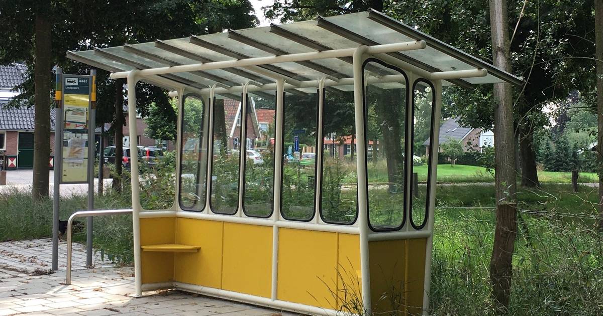 Nostalgie: oud bushokje maakt rentree langs de weg in Rekken ...