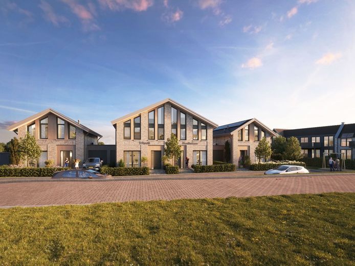 Vrijwel alle woningen op het terrein van het vroegere gemaal in ...