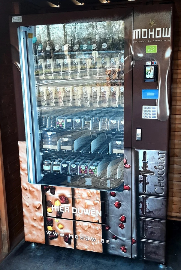 Nieuw in Gent: de allereerste automaat met bio-chocolade van het land ...