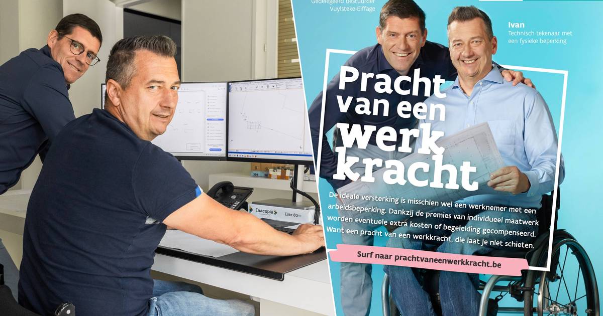 Ivan (52) is gezicht van campagne om mensen met beperking aan de slag ...