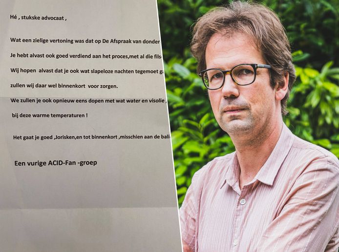 “Eén dreigbrief getweet, maar nog veel ergere gekregen”: advocaat Joris ...