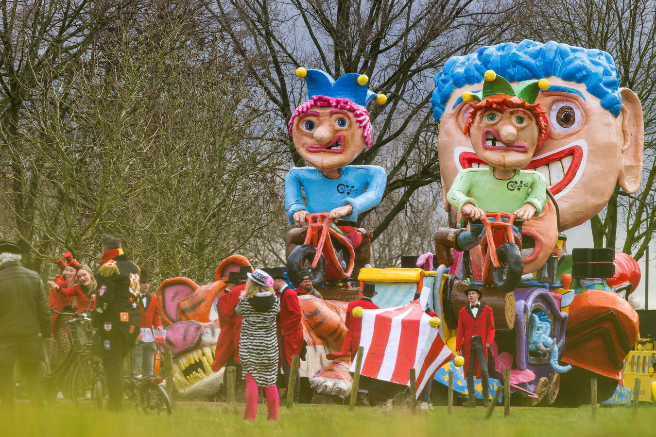 Klein maar fijn, de optocht van Kafland; opvallend veel Tijgertjes ...
