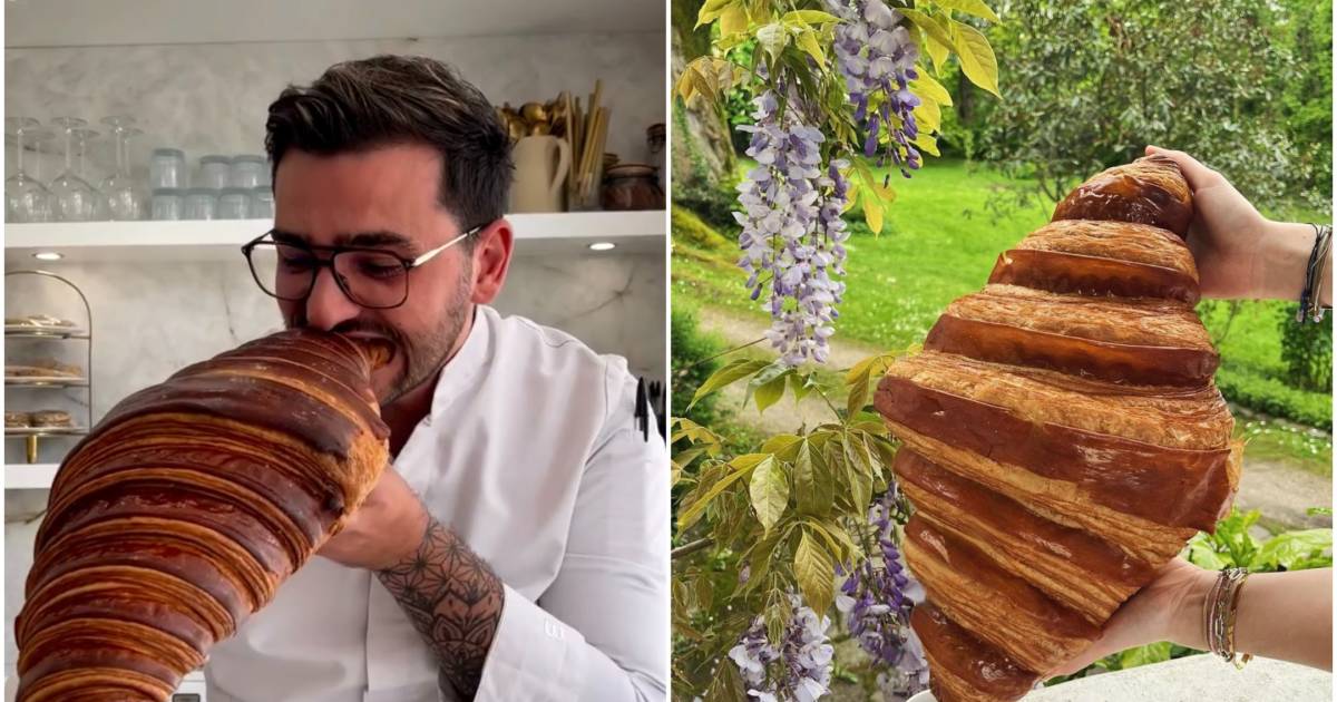38 euro voor een oversized croissant? Dit is waarom het gigantische ...