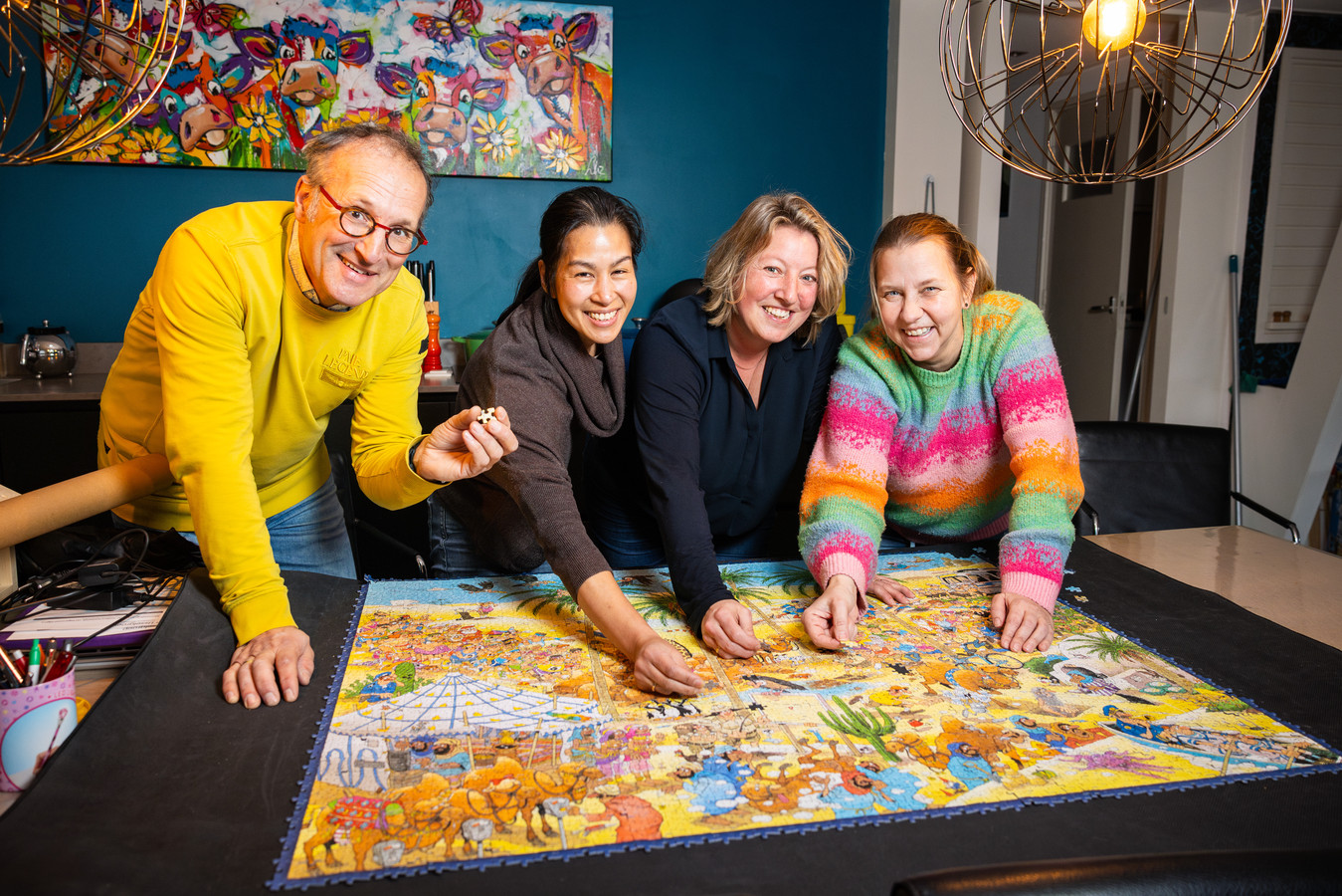 1 puzzel, 1000 stukjes, 3 uur de tijd: in Dalfsen strijden ...