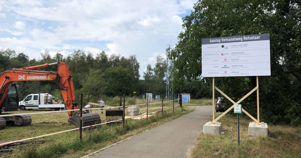 Rotselaar start met aanleg stuk fietssnelweg van 1,8 kilometer tussen Leuven en Aarschot ...