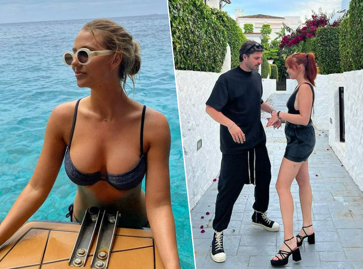 BV 24/7. Celine Van Ouytsel zoekt afkoeling en Lotte Vanwezemael flaneert op Marbella | Foto ...
