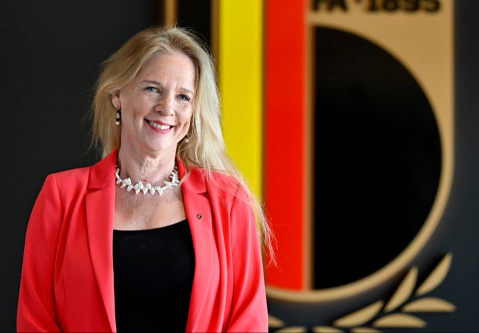 Pascale Van Damme, de nieuwe voorzitster van de voetbalbond: “Ik geloof ...