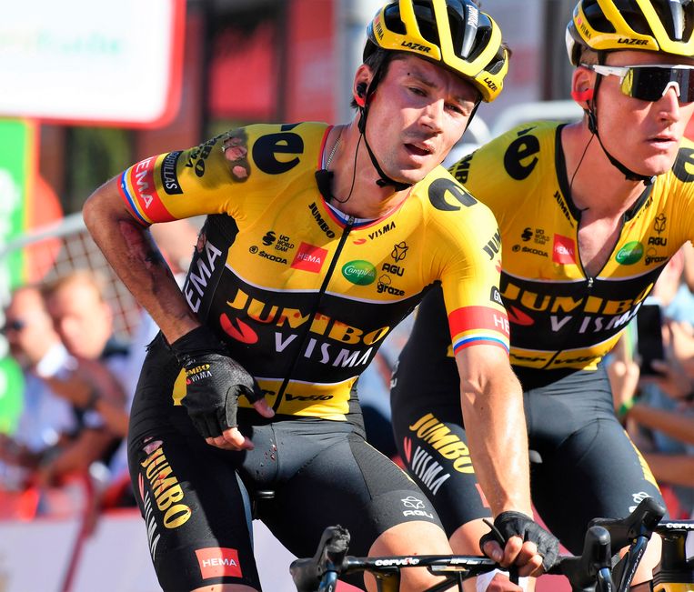 De acht seconden van Roglic kosten bloed, zweet en tranen | De Morgen
