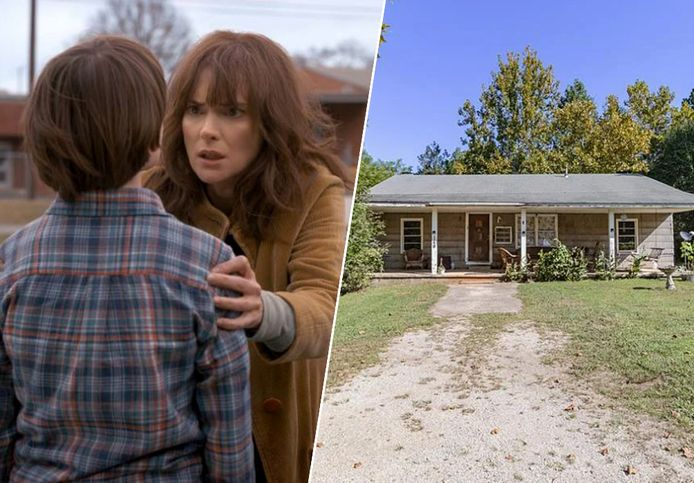 BINNENKIJKEN. Joyce Byers achterna: huis uit ‘Stranger Things’ staat te ...