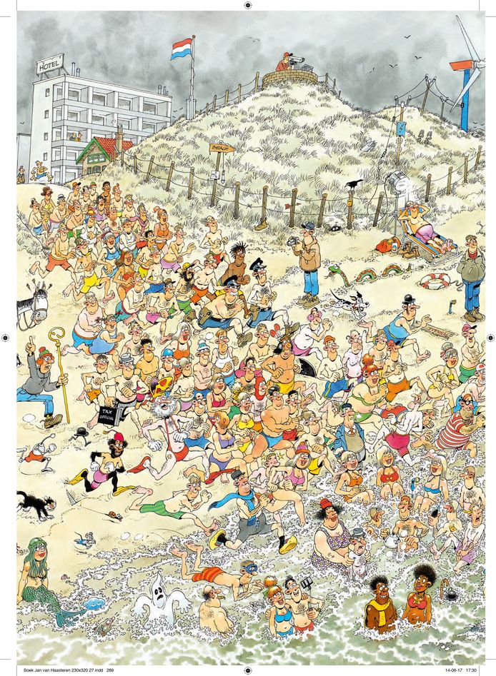 Tekenaar Jan van Haasteren krijgt expositie in Anton Pieck Museum ...