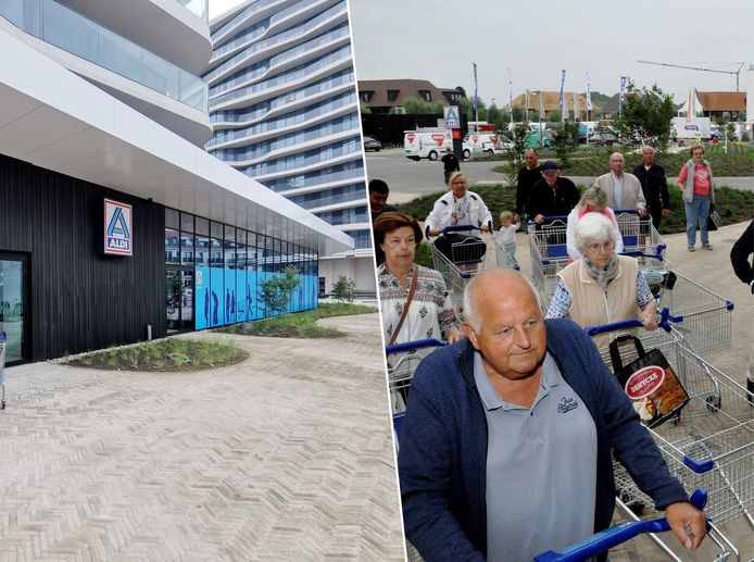 NET OPEN. “Uiteraard moet Knokke een ALDI hebben”: nieuwe hypermoderne winkel in ...