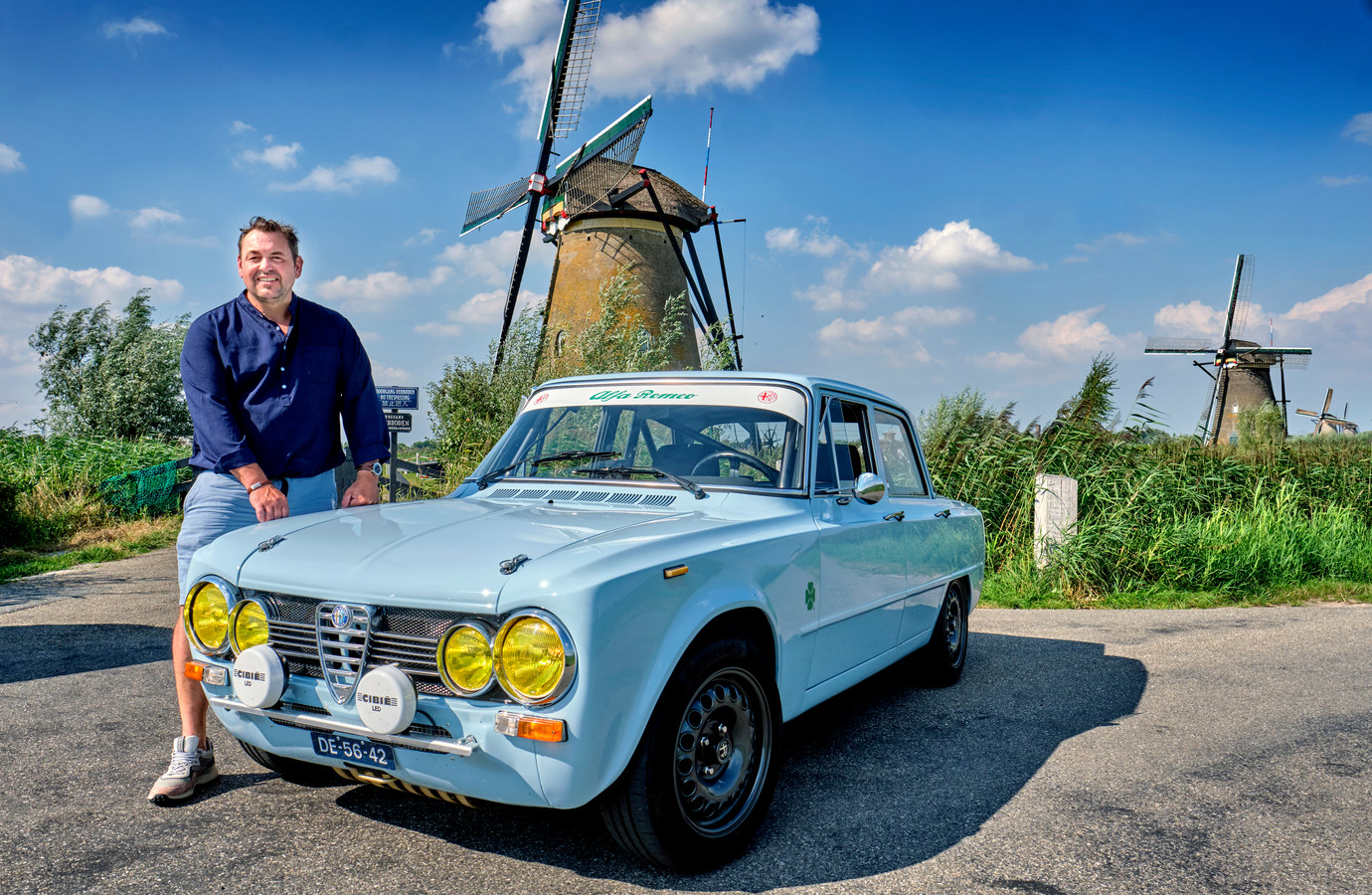 Geert kocht een Alfa die klaar was voor de sloop, maar maakte er een ...