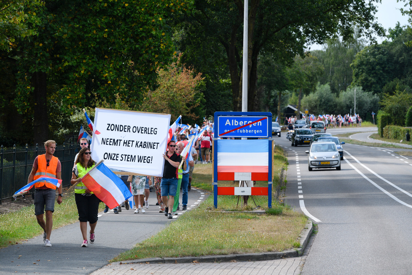 Veel emoties bij protestmars in Albergen: ‘Hart onder de riem had niet ...