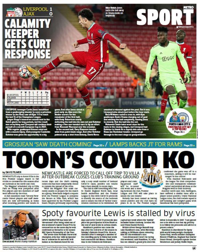 Engelse kranten: Klaassen speelde beste wedstrijd ooit op Anfield, een ...