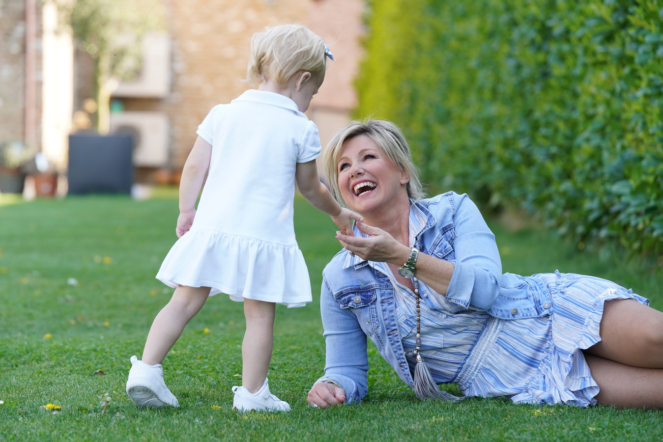 In coronatijden zorgt dochtertje Lisa-Marie voor structuur in het leven ...