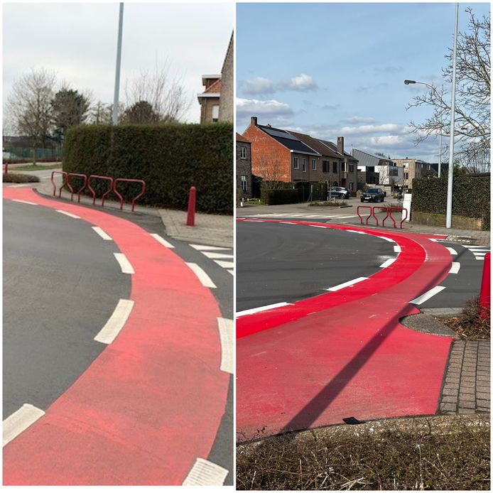 Fietspad op rotonde aan Daverlo breder gemaakt: “Maar een ...