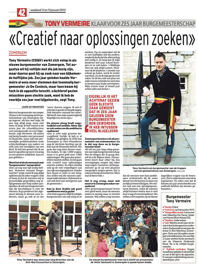 Het eerste grote interview met Tony Vermeire (47) van onder het stof ...