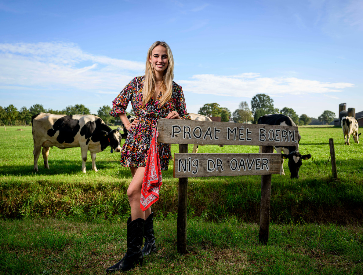 Michelle (20) is enige Twentse boerin op Boerinnenkalender: 'Het is wel ...