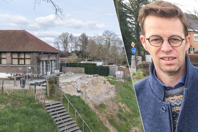 Grondverzakking vernielt panoramisch terras van zaal Amigo | Oudenaarde ...