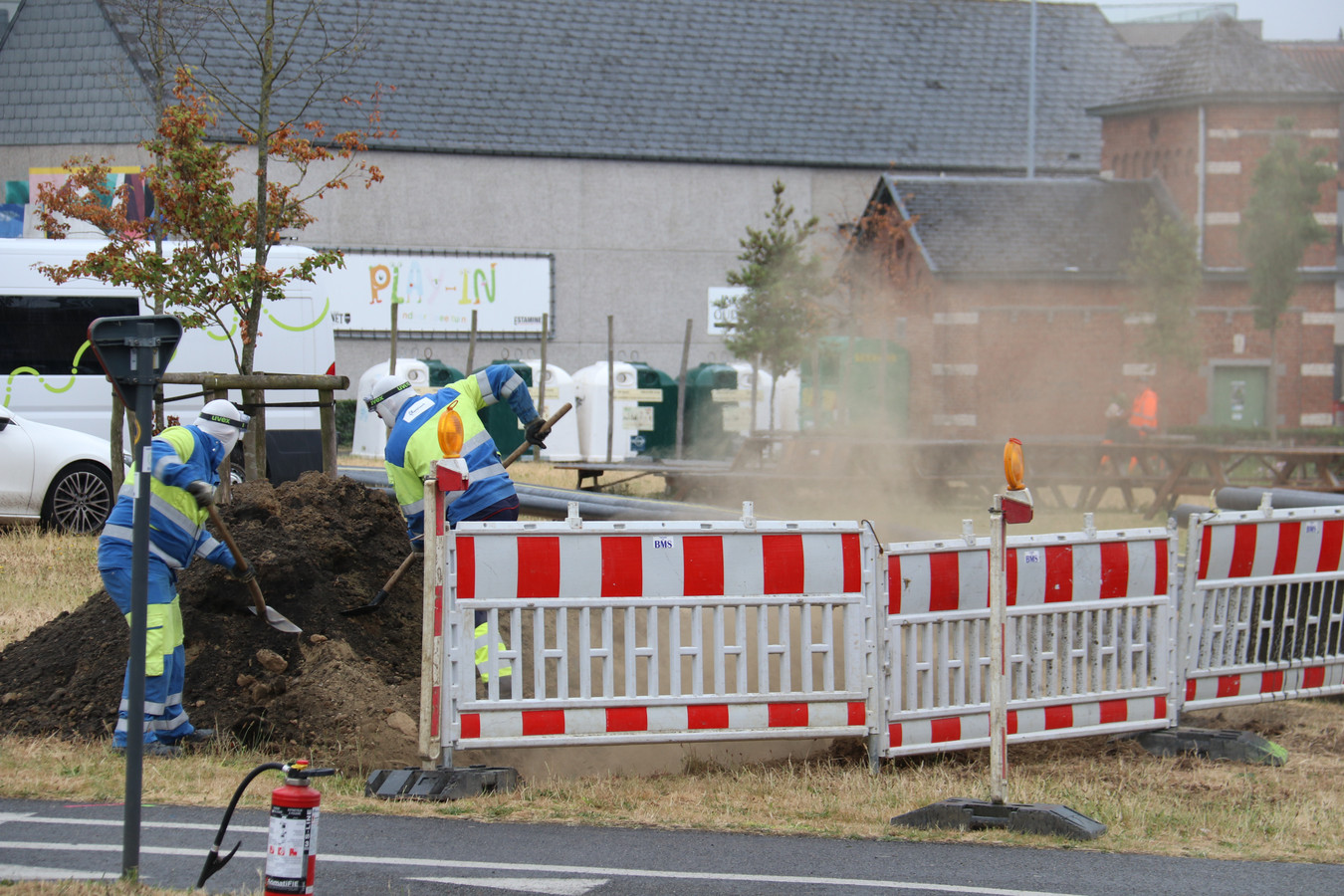 Hinder door werken aan Beyntellus | Foto | hln.be