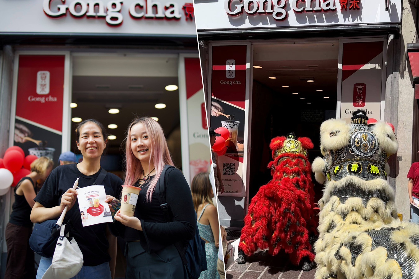 Toeters en bellen bij opening van bubbelthee-gigant Gong Cha | Foto ...