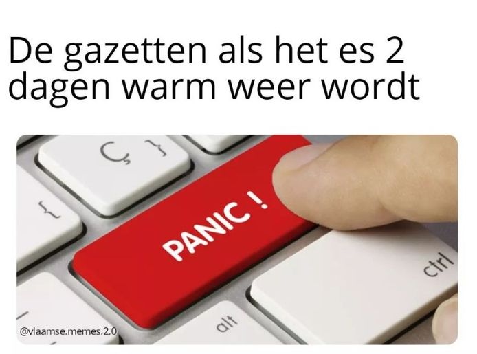 De hittegolf is misschien voorbij, maar de geestige memes erover zijn ...
