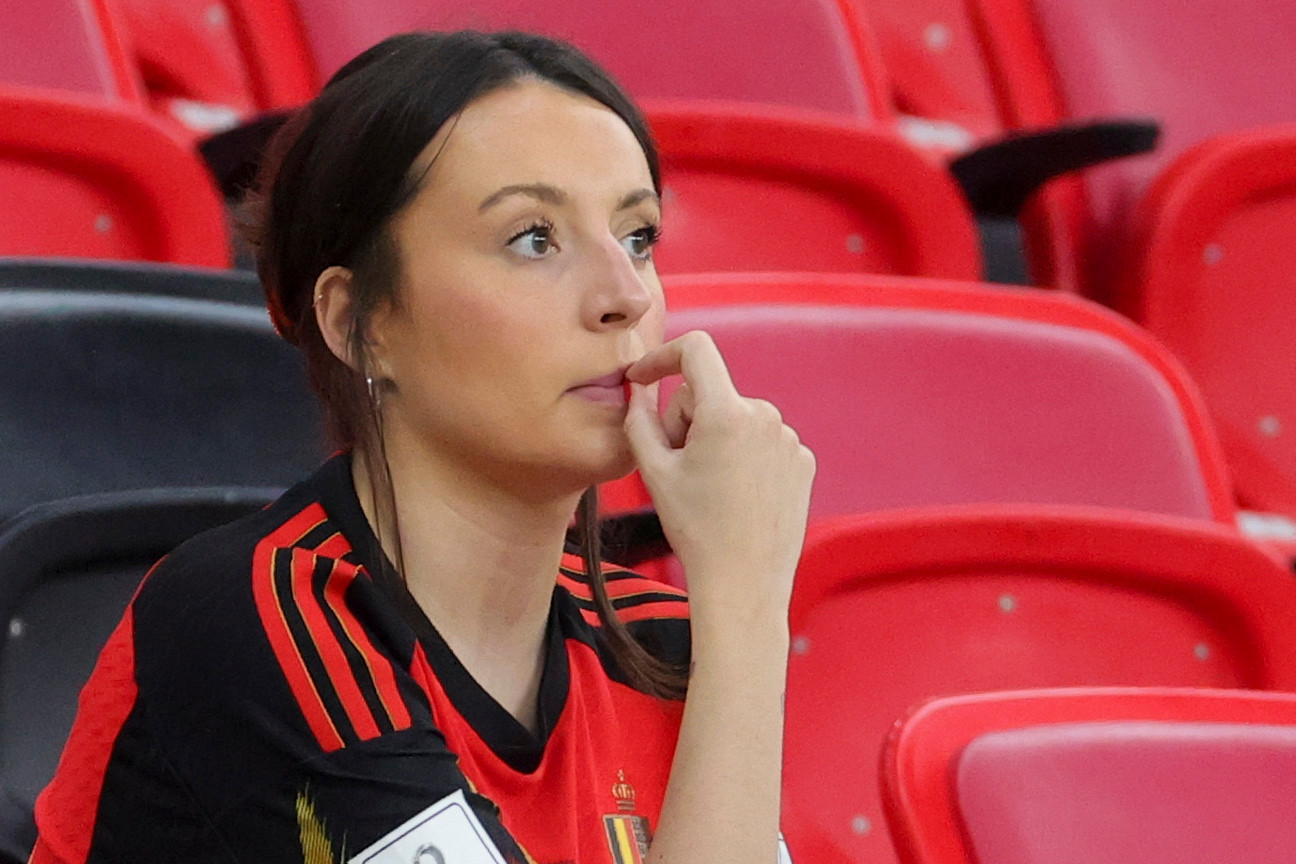 KIJK. Kindjes van Courtois steunden hun papa tijdens 100ste interland ...