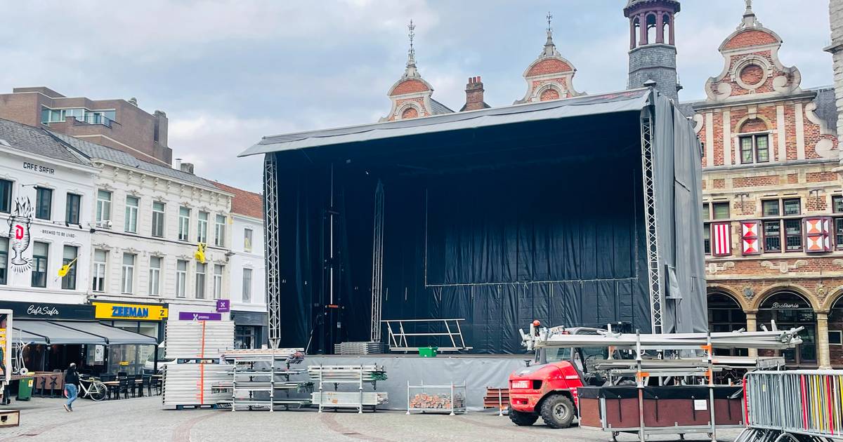 Op dit podium wordt Yordi prins carnaval: “Decor mag 12 meter breed en ...