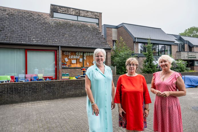 Nieuw dak voor overdekte speelplaats en klaslokalen van gemeenteschool ...