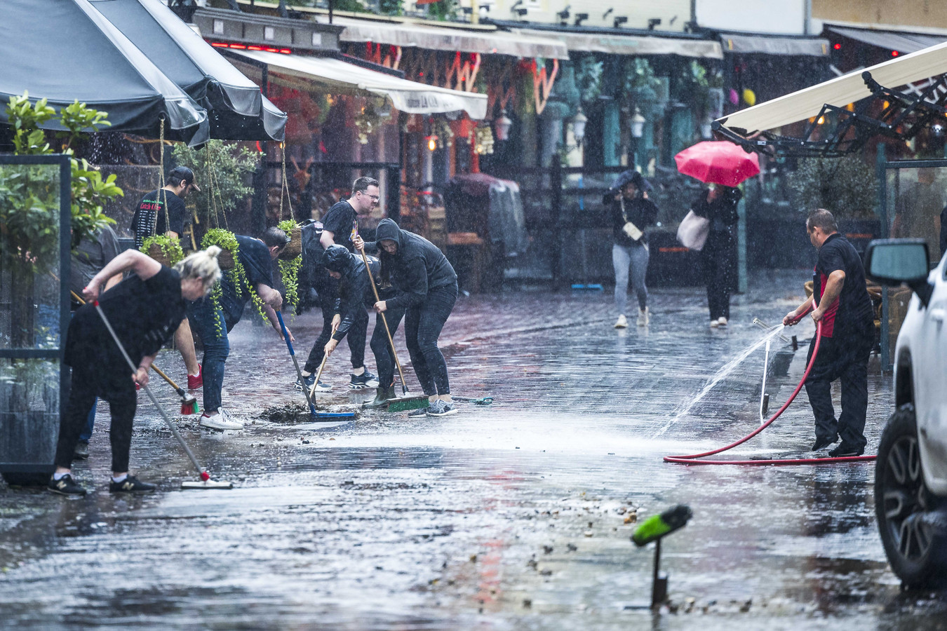 Schrik én opluchting in eerder overstroomd Valkenburg: overlast, maar ...
