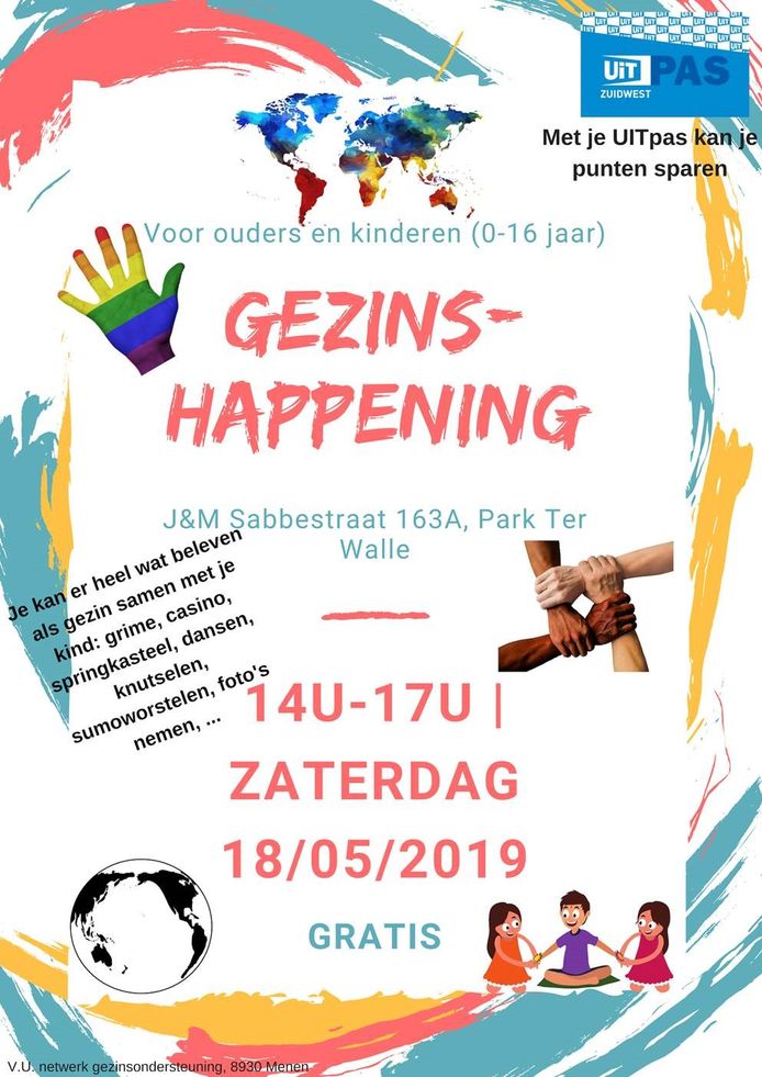 Stad Menen organiseert gezinshappening met tal van activiteiten | Menen ...