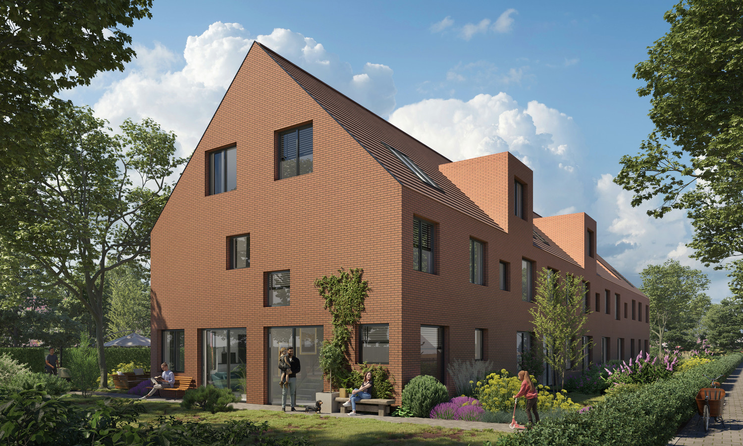 Ons land telt 3,1 miljoen alleenstaanden, in het nieuwe rijtjeshuis ...