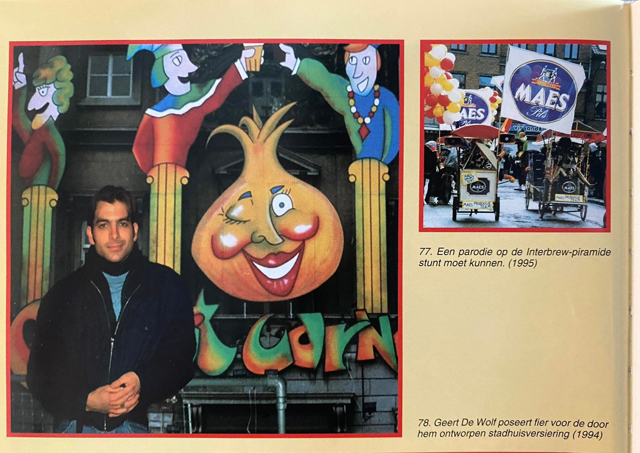 Het Aalsters carnavalsdecor werd door de jaren heen alleen maar groter ...