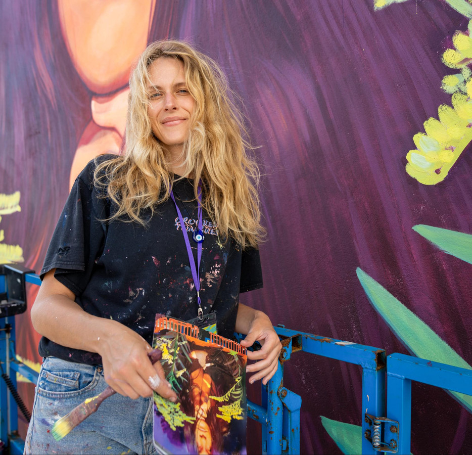 Lokerse straatkunstenares Kitsune Jolene vol lof over veelbesproken ...