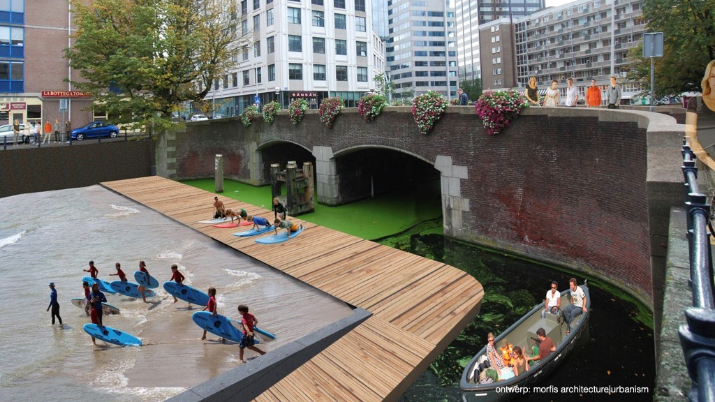 Het gaat gebeuren: eerste damwand voor surfsensatie RiF010 gaat de ...