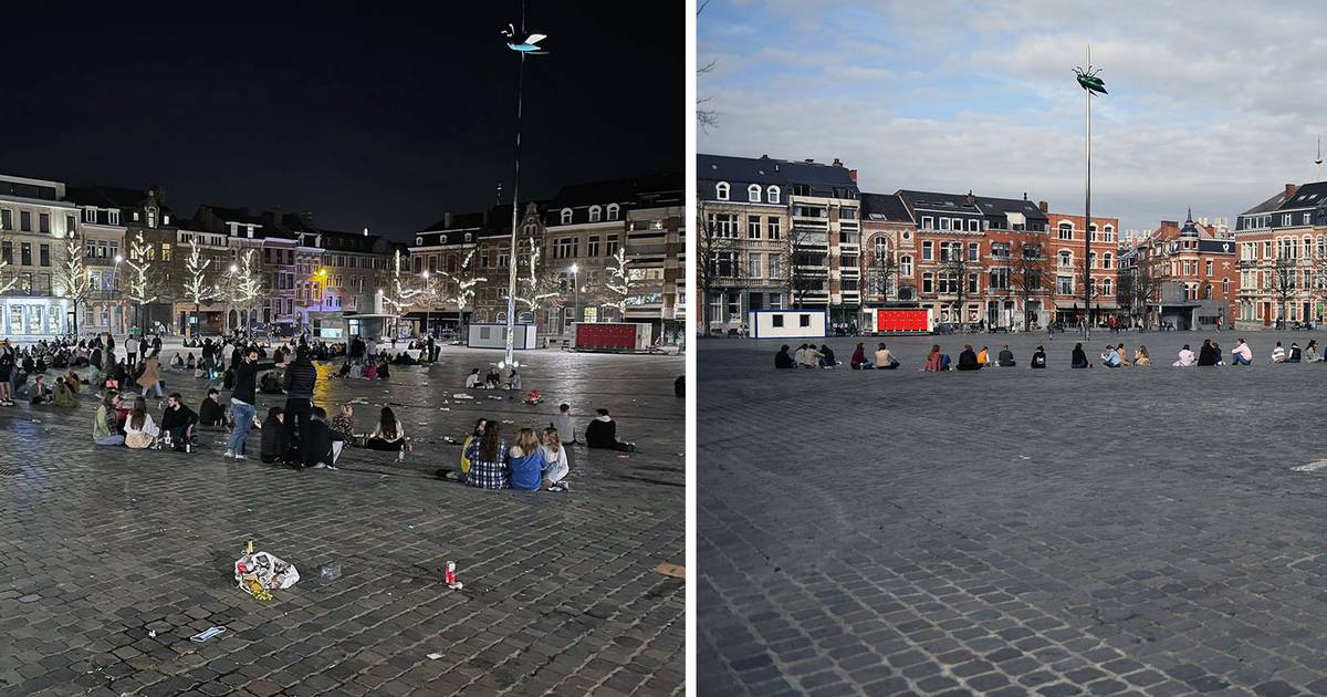 Ladeuzeplein voor en na: “Onze diensten hebben puik werk geleverd ...