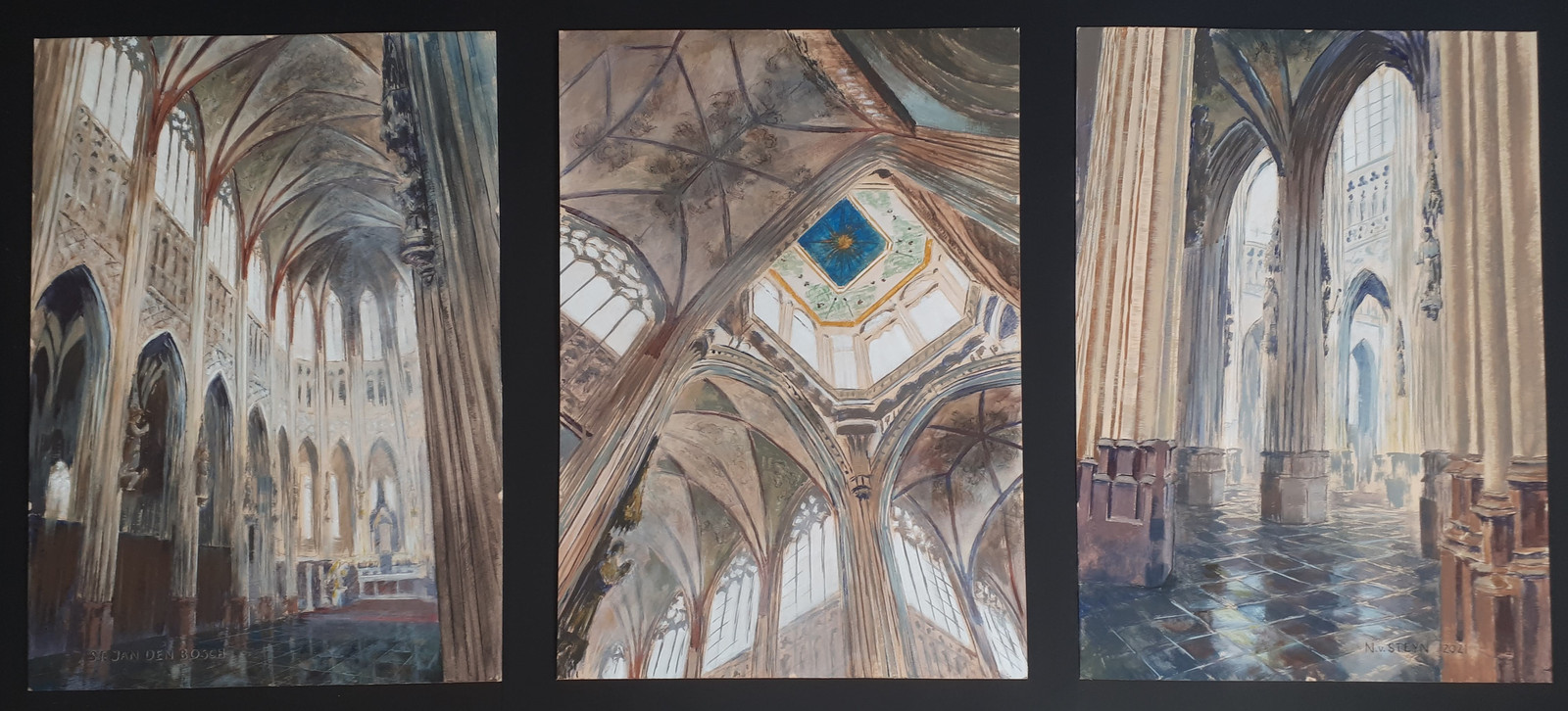 Kunstenaar Nico van Steyn legt de schoonheid van kathedralen vast: ‘Een ...