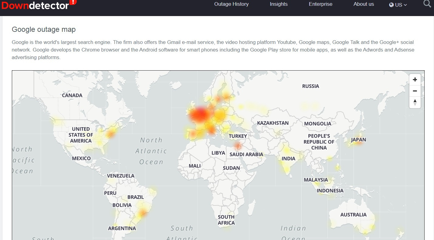 Grote Google-storing lag aan ‘intern opslagprobleem’ | Foto | destentor.nl