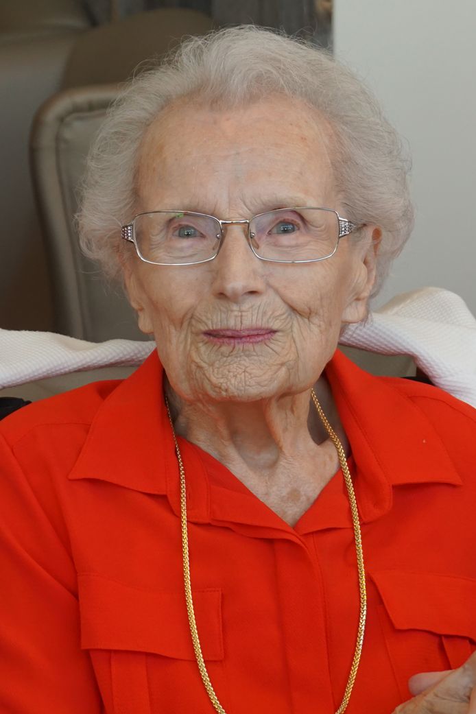 Florine Decock staalt met haar 104 lentes | Middelkerke | hln.be