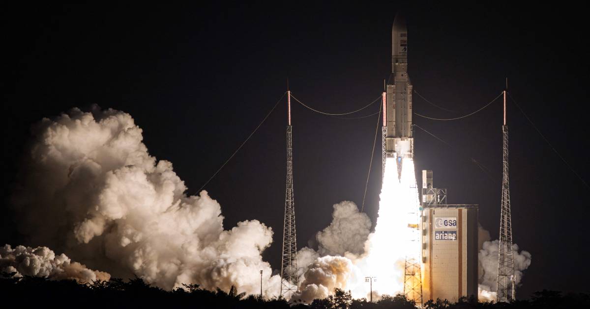 Laatste vlucht Ariane 5 met succes gelanceerd | Wetenschap | hln.be