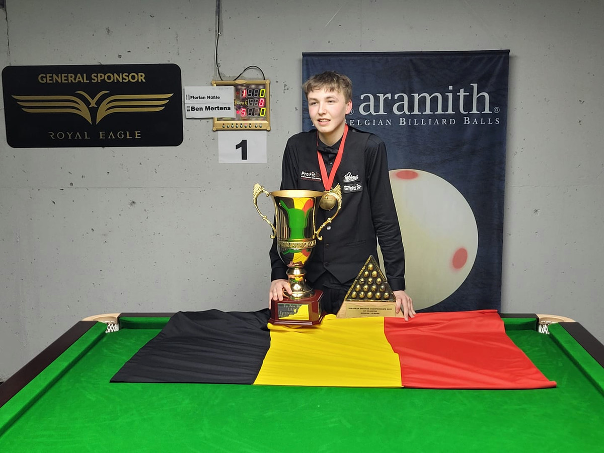 Ben Mertens wordt derde Belgische prof op snookercircuit na Europese ...